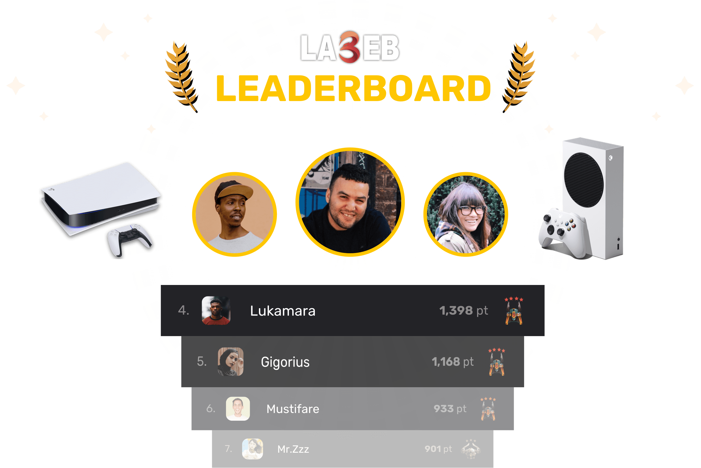 Build Your Gamer Profile and Find Gamer Friends on La3eb App